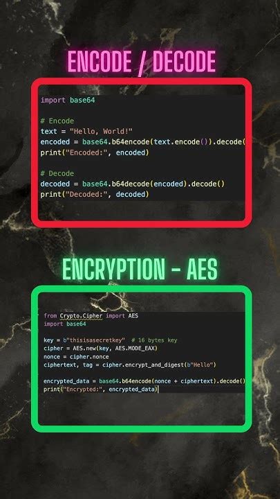 🔐 Base64 Vs Aes Encryption What S The Difference Youtube
