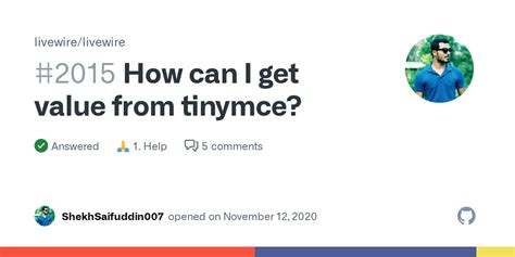 How Can I Get Value From Tinymce · Livewire Livewire · Discussion