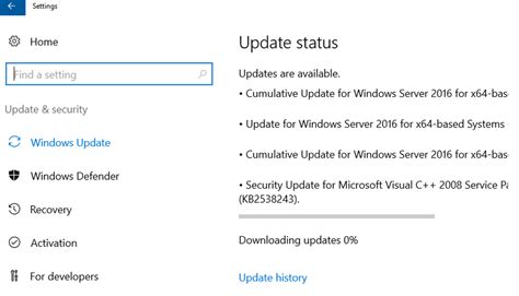 Downloading Updates 0 Issue On Windows Server 2016 And Windows 10