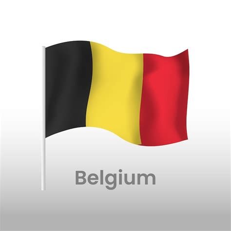 Premium Vector National Flag Of Belgium