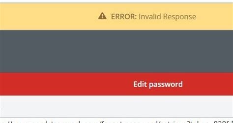how to fix error invalid response or error invalid json response messages
