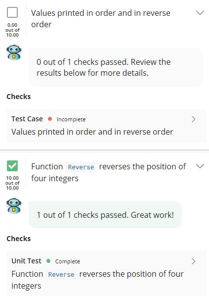 Solved Create A New C Program Named Reverse4 And Declare