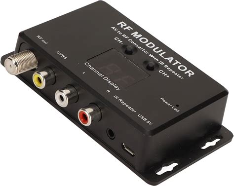 Amazon Com Beufee RF Modulator RCA Coaxial Adapter UHF Demodulator Composite Converter Digital