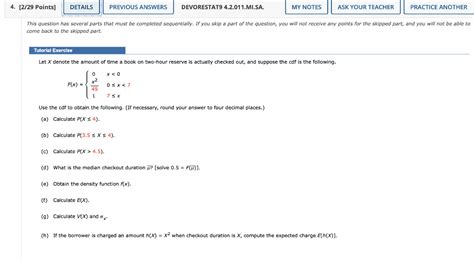 Solved Ome Back To The Skipped Part Tutorial Exercise Let X Chegg