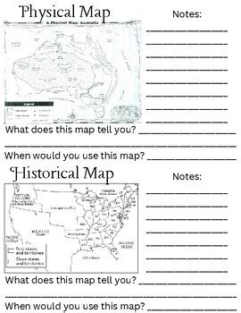 Types Of Maps Guided Notes By The Balanced Connection TPT