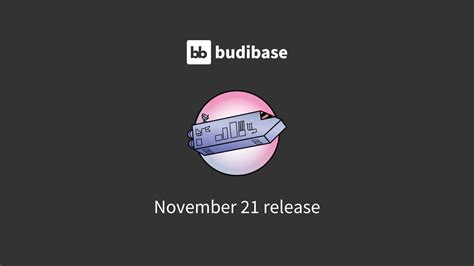 November 2021 Release