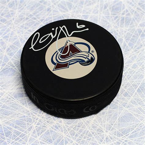 Erik Johnson Colorado Avalanche Autographed Hockey Puck Nhl Auctions
