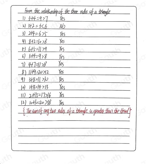 solved learning task 1 state if the three numbers can be the measures