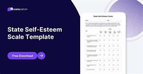 State Self Esteem Scale And Example Free Pdf Download Carepatron