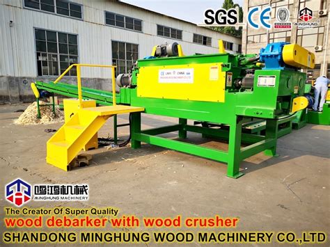 Tree Debarker Machine For Processing Red Pine Cedar Wood Shandong
