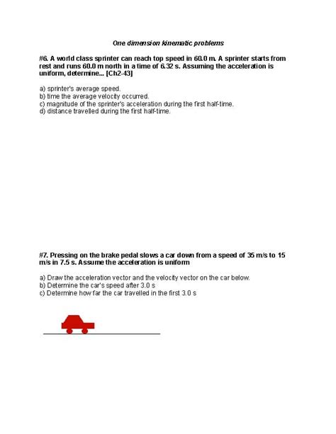 Physics Vector Components In One And Two Dimensions TPT