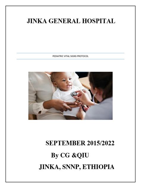 Pediatric Vital Sign Protocol Pdf