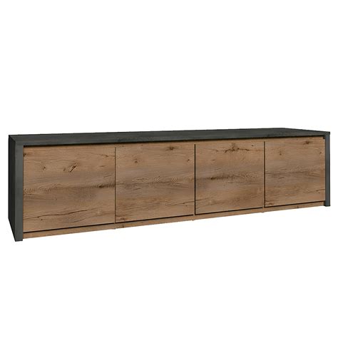 Comodă Stejar Lefkas închis Gri Montana K4d Kondela Ro