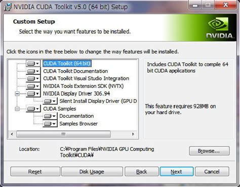 Pgiアクセラレータコンパイラ使用のための Cuda 50 のインストール Windows