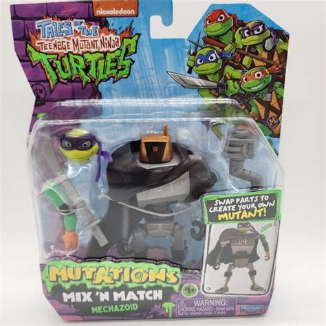 Playmate Toys Toys Mechazoid Teenage Mutant Ninja Turtle Mutations Mix N Match Tmnt Action