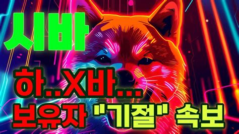 시바이누 코인 』 하x바 시바 보유자 기절속보 이거 큽니다 시바이누 시바이누코인 코인 코인전망 비트코인 도지코인 Youtube