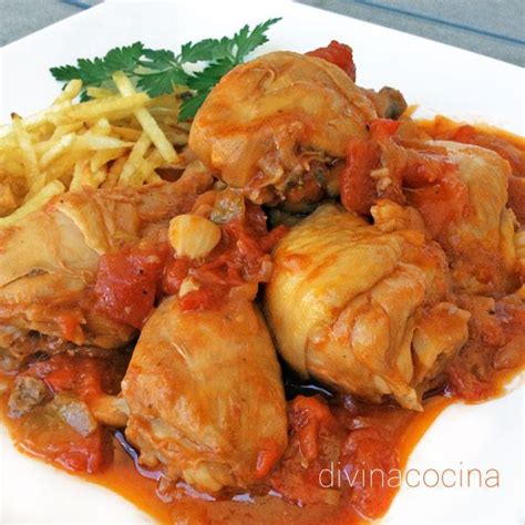 Receta De Pollo Con Tomate Divina Cocina