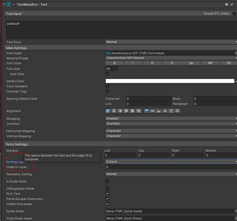 How To Display Textmeshpro Text Not Ui Over 2d Sprite Unity Engine