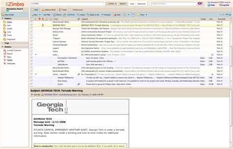 Review Zimbra Webmail —
