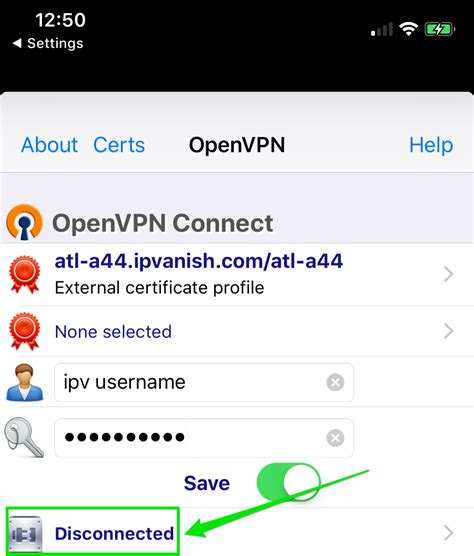 Openvpn Connect Setup On Iphoneipad Ipvanish