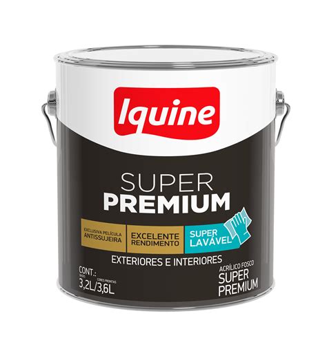 Tinta Super Premium Fosco Lavavel Galao Iquine Lojas Aqui Tem