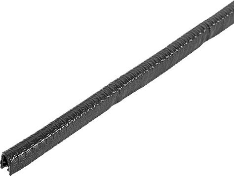 Unicrimp Qgt5b 5 Meter Black Grommet Strip Edge 5mm Edge Protection