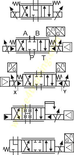 Servo And Proportional Valve Symbols