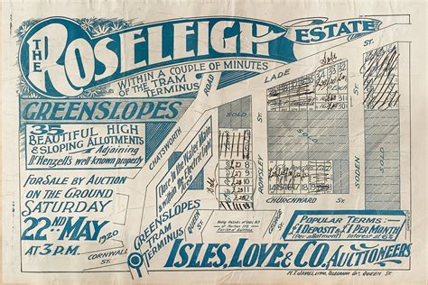 1920 Roseleigh Estate Greenslopes 🗓️ 22 May 1920 105 Years Ago Today
