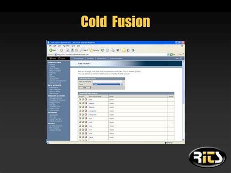 Ppt Using Coldfusion Flash Sas Excel And Access With Oracle Powerpoint Presentation Id