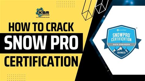 How To Prepare For Snowpro Certification Ksr Datavizon Youtube