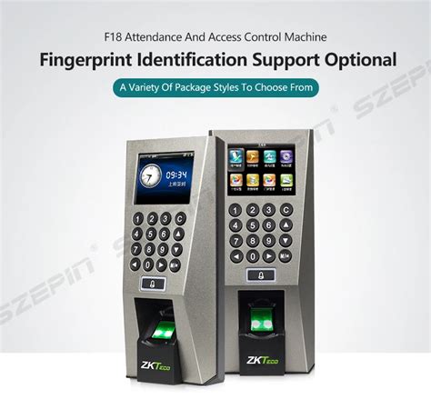Zk F18 Biometric Fingerprint Access Control And Time Attendance