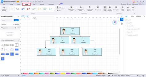 EdrawMax Guide Create An Org Chart From Scratch
