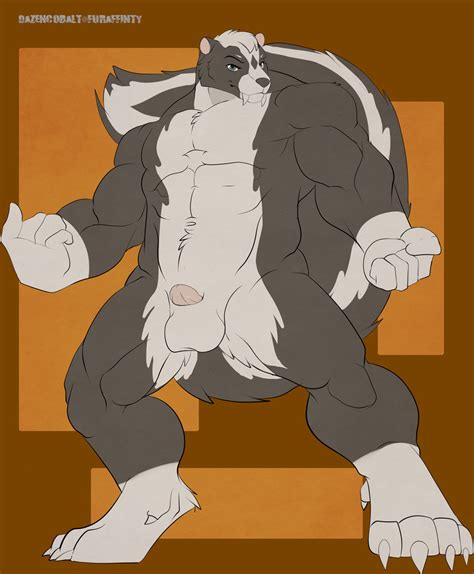 Rule 34 Balls Dazen Cobalt Male Male Only Muscles Nude Penis Skunk