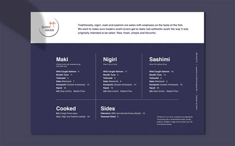 Sushi Hikaris Authentic Sushi Branding And Identity Designed By Samuel