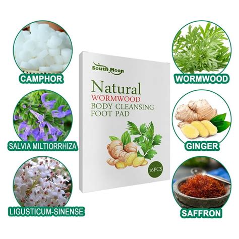 Anti Swelling Ginger Detoxing Patch Wormwood Body Detoxing Pads Natural