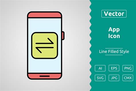 Vector App Filled Outline Icon Graphic By Muhammad Atiq Creative Fabrica
