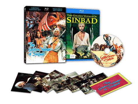 The Golden Voyage Of Sinbad 1973 Blu Ray Limited Edition 3d Lentic