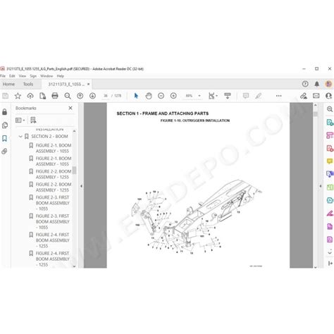 Jlg Telehandler 1055 Spare Parts Manual