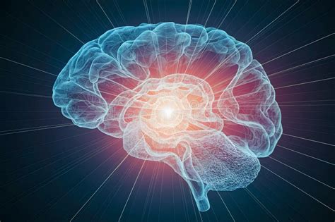 Brain Synapse Scan Background Illustrating Neural Connections Stock Illustration Illustration