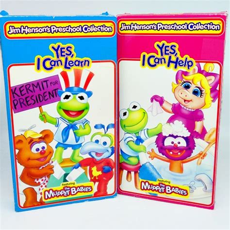 Jim Hensons Preschool Collection Vhs