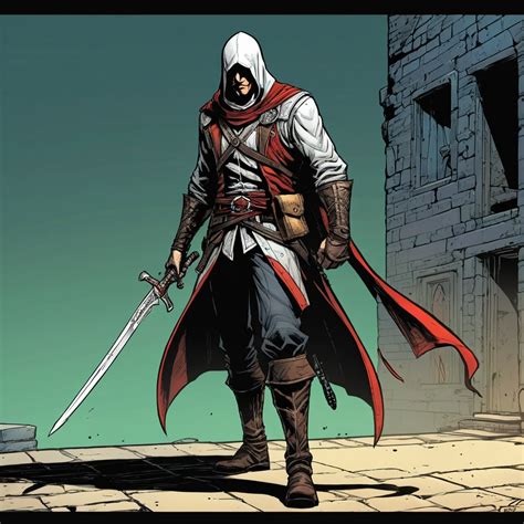 Assassin In Classic Game Pose Stable Diffusion Online