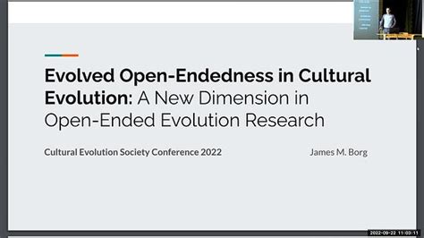 Underline Evolved Open Endedness In Cultural Evolution A New
