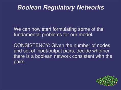 Ppt Gene Regulatory Networks The Boolean Approach Powerpoint