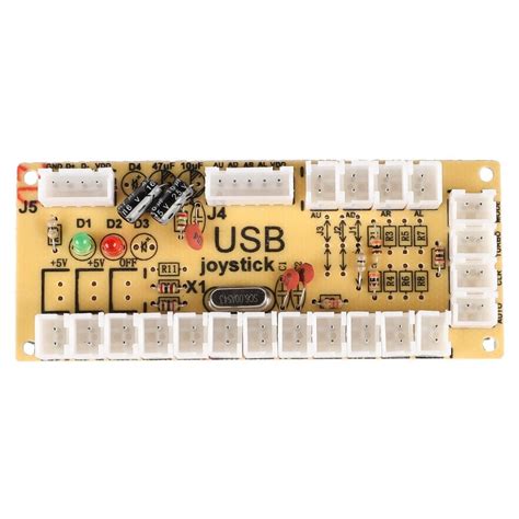 Arcade Joystick Zero Delay Usb Encoder Pcb Board Fight Stick