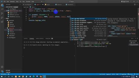 Typescript Bài 5 Cấu Hình Tsconfig Export And Import Youtube