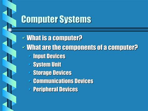 PPT Computer Systems PowerPoint Presentation Free Download ID