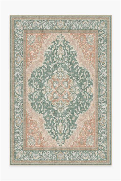 Outdoor Allura Copper Sage Rug Ruggable