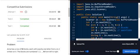 Java Test Set Skipped Issue On Round B Kickstart 2019 Stack Overflow
