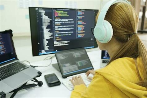 Girl Coding Stock Photos Images And Backgrounds For Free Download