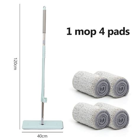 Magic Cleaning Mops Free Hand Washing Flat Mop Laz Vicedeal